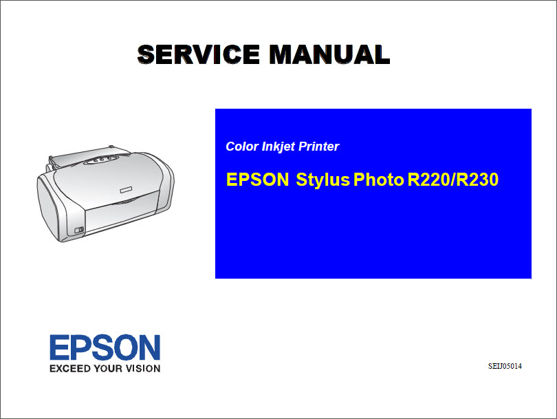 EPSON Stylus Photo R220 R230 Service Manual
